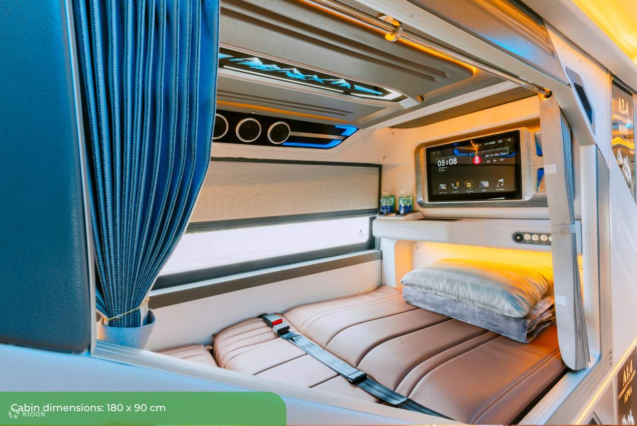 HK Buslines의 하노이-다낭/호이안 캐빈 침대 버스 - 클룩 Klook 한국