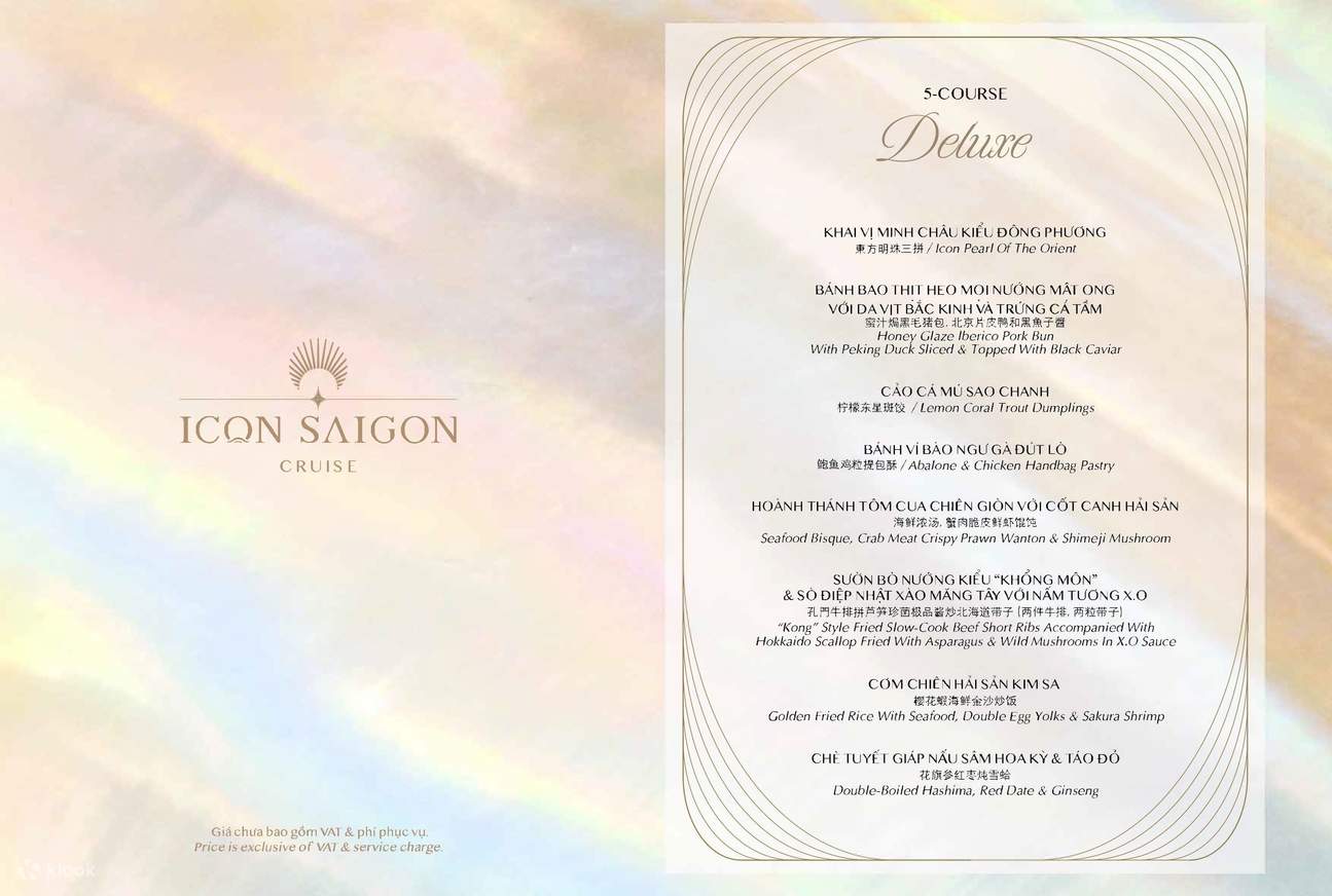 ICON Saigon – Du Thuyền Ăn Tối Sang Trọng Tại Thành Phố Hồ Chí Minh ...