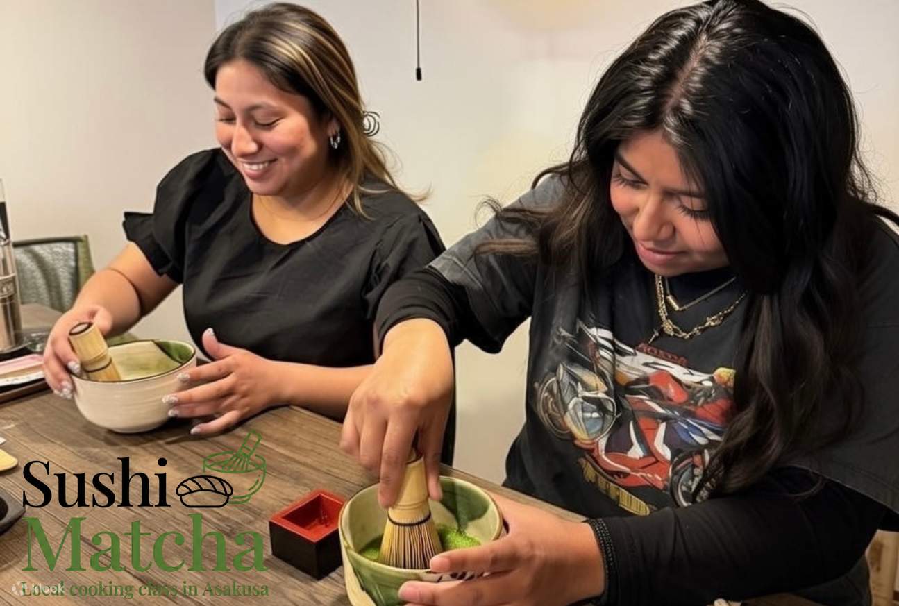Asakusa Tokyo Sushi Making: Sake Barrel Toast & Matcha Finale - Klook ...