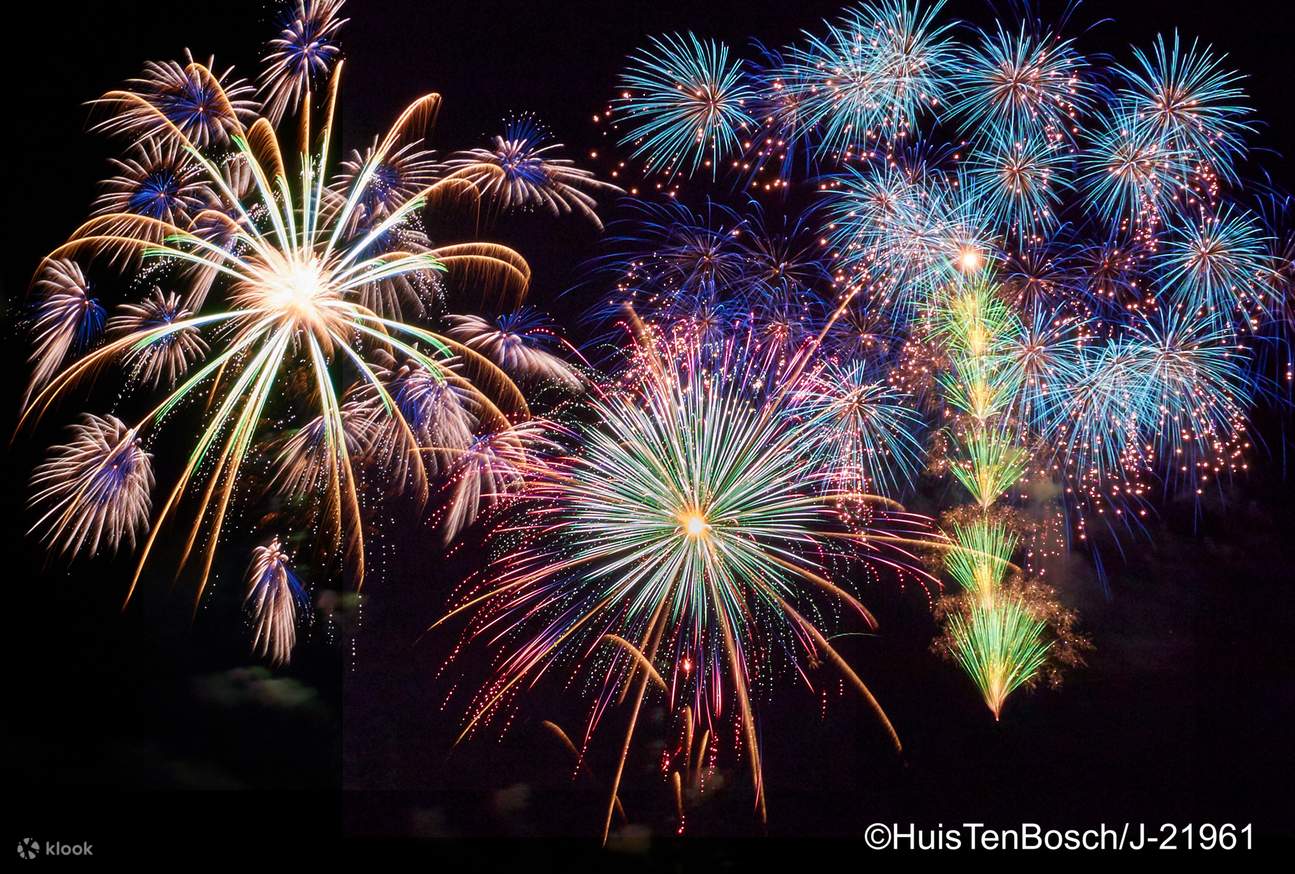 Huis Ten Bosch & Kyushu's Fireworks Festival Bus Tour from Fukuoka ...