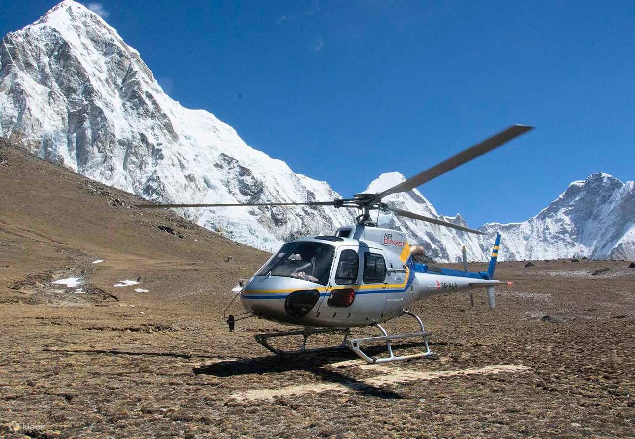 Explore Everest Base Camp with Trekking, Mountain Flight, and Heli Tour ...