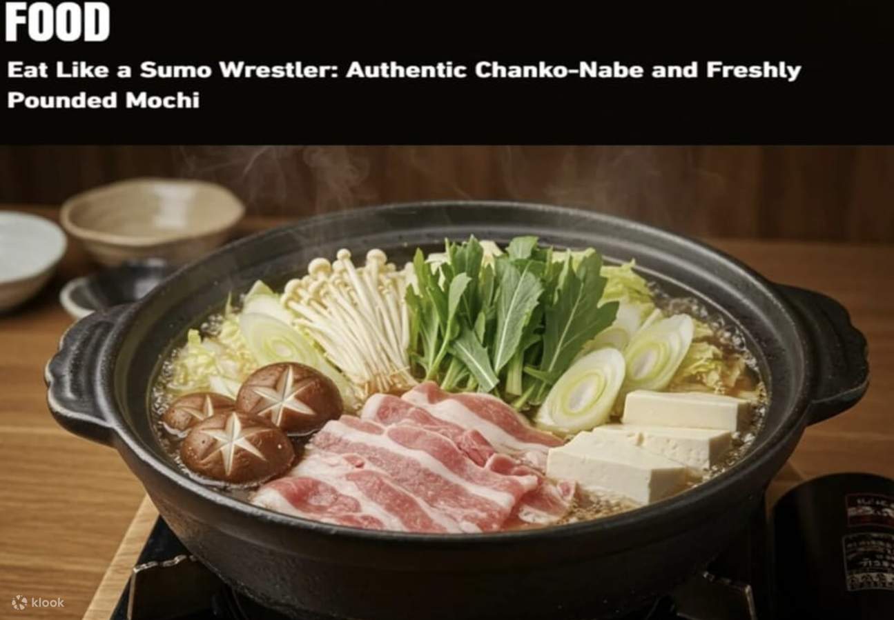 Sumo Experience with Hot Pot & Mochi-Pounding in Tokyo - Klook Hong Kong