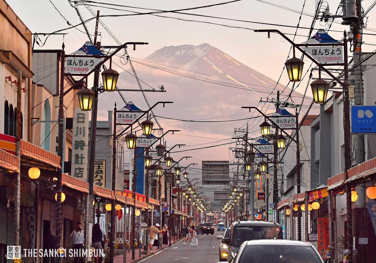 Mount Fuji J Line: Ins-popular Mount Fuji overlooking heritage-Dream ...