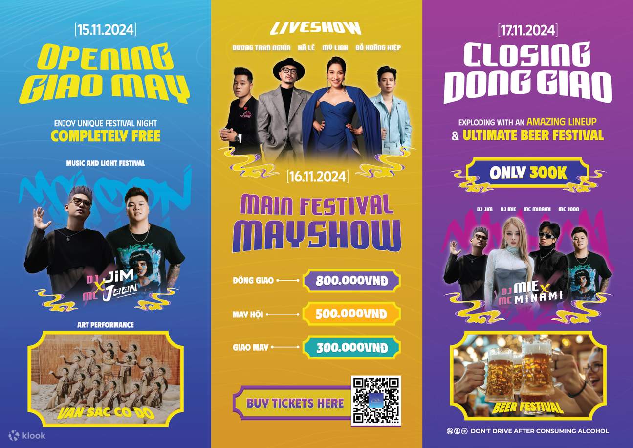 Dong Giao May Hoi - Music & Culture Festival Ticket in Ninh Binh ...