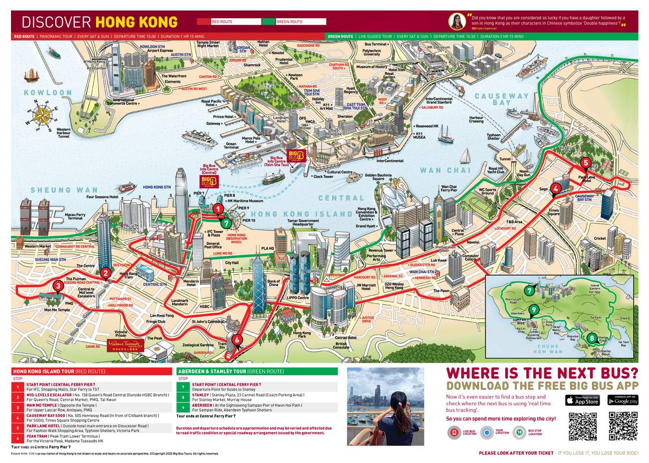 Hong Kong Big Bus Tour Ticket Discount Hong Kong Big Bus Tour Ticket Discount