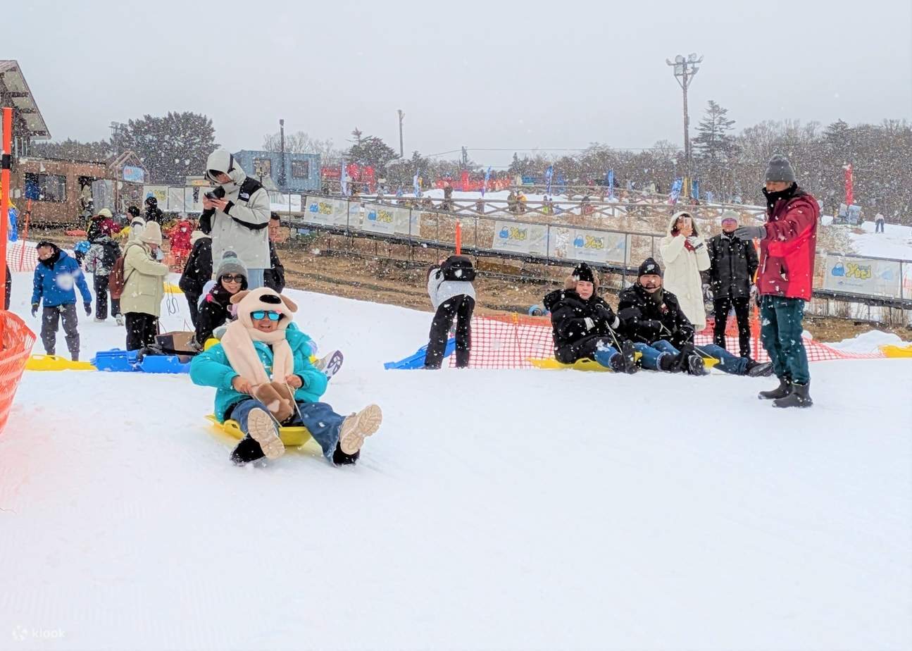 Japan Ski Day Tour | Mt. Fuji 2nd Station YETI Ski Resort | Snow tub ...