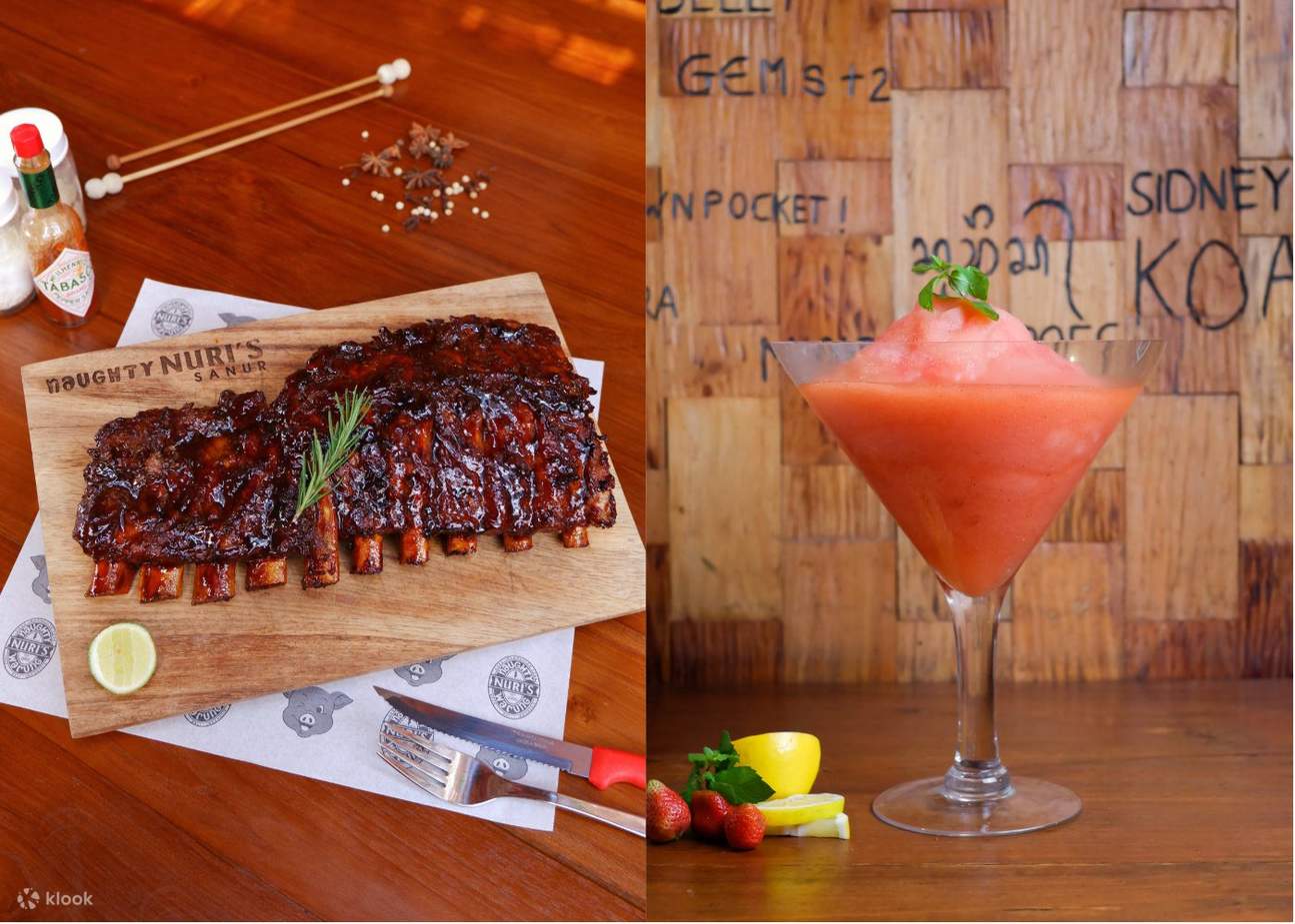 Dining Experience at Naughty Nuri's Warung Sanur Bali - Klook United States