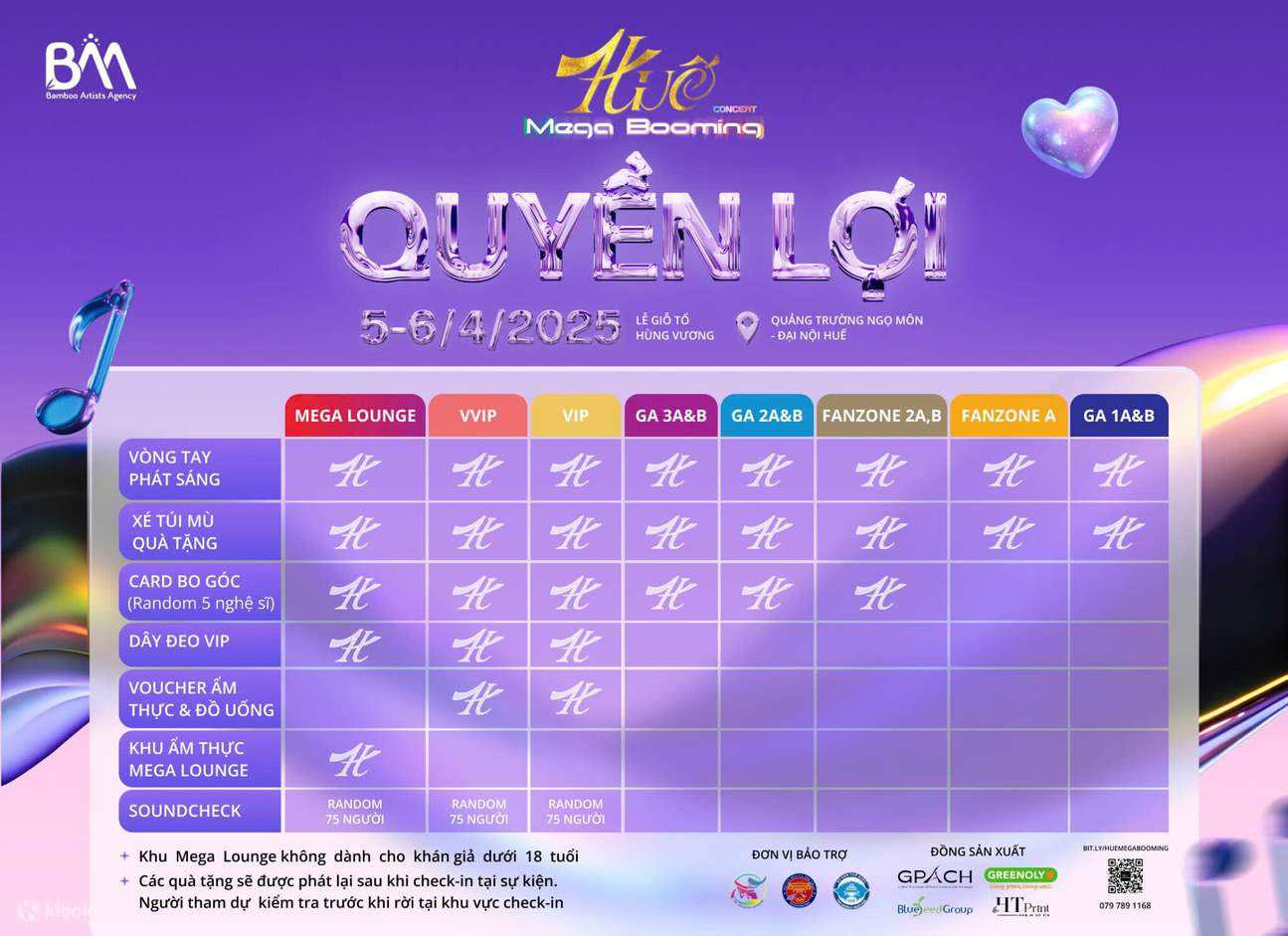 Hue Mega Booming Concert Tickets - Klook Singapore