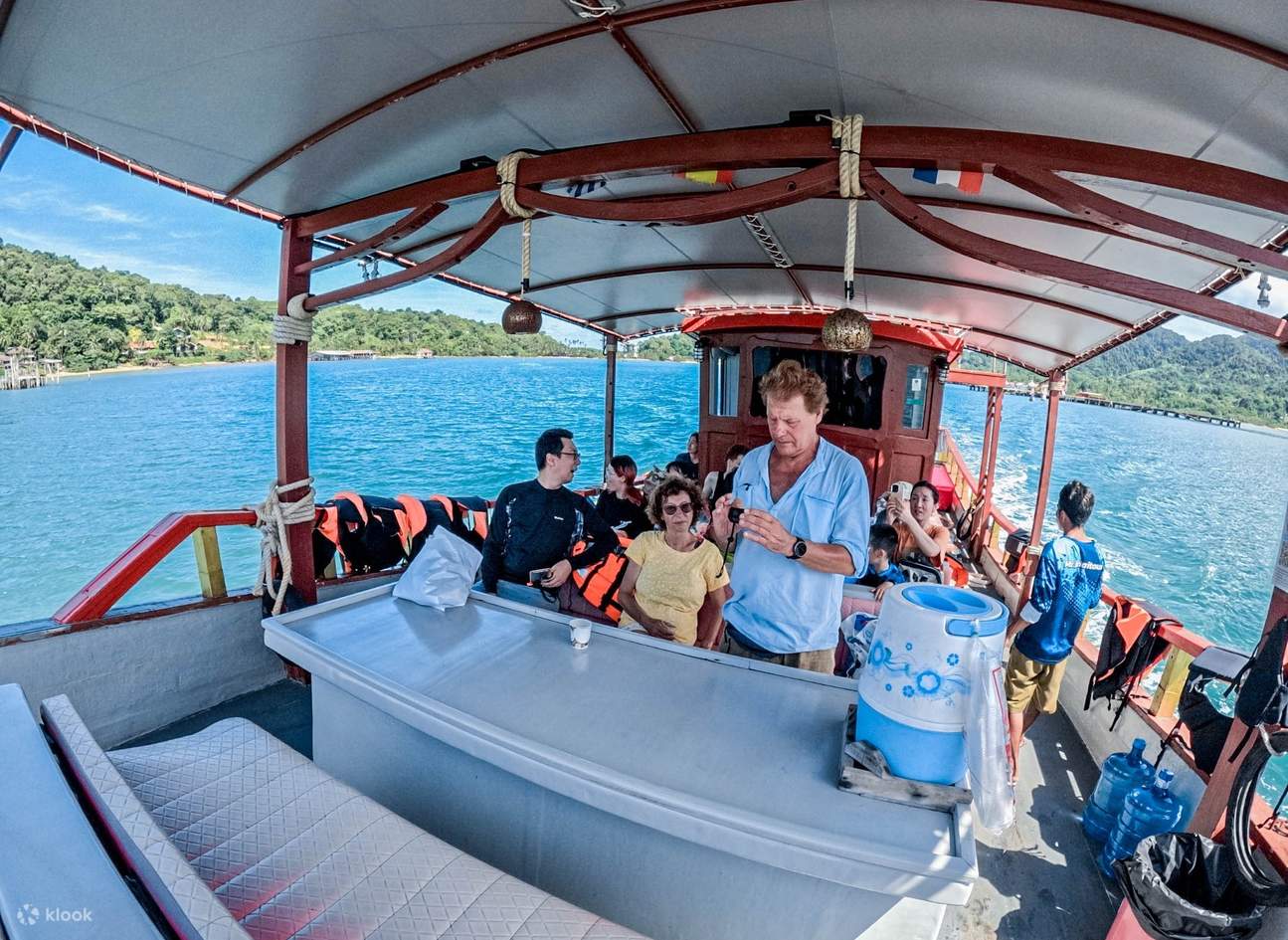 From Koh Chang: 3/4 Islands Snorkel & Beach Tour by Big Boat - Klook
