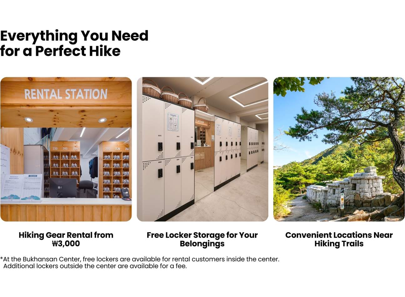 Hiking Gear Rental Service in Seoul - Klook United States