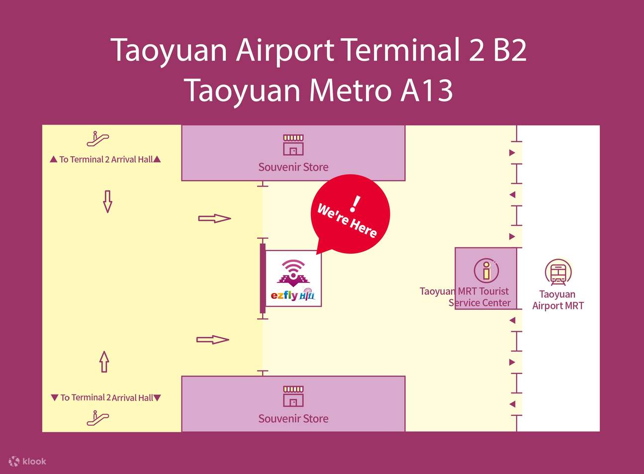 Tiket MRT Lapangan Terbang Taoyuan dengan Pengambilan Lapangan Terbang ...