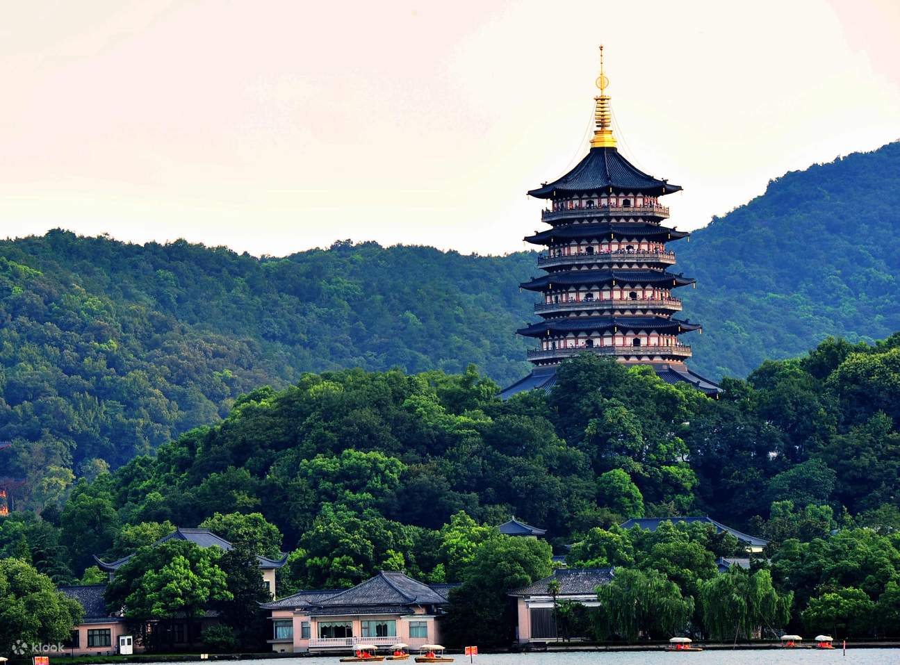 Hangzhou West Lake + Boat Tour + Lingyin Temple + Tea Painting Fan ...