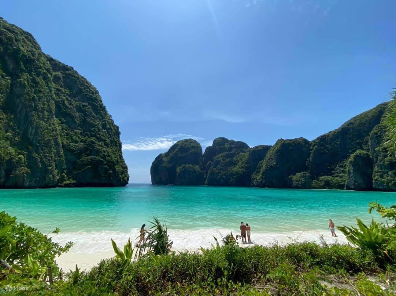 加入從普吉島豪華高速雙體船遊輪前往甲米的瑪雅灣和凱島 Klook 客路