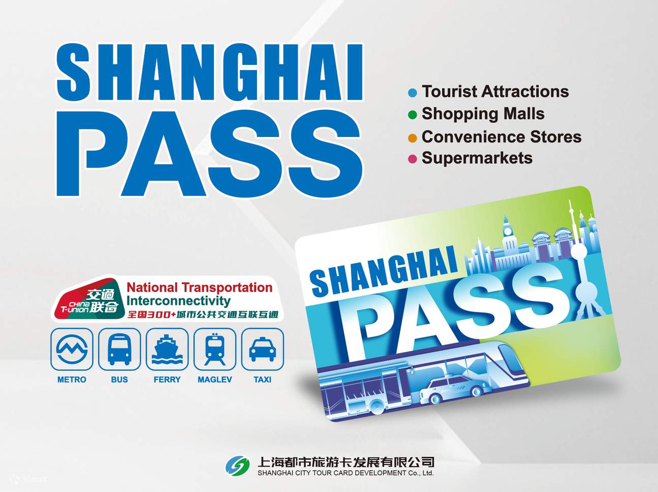 Shanghai Pass Travel Card/Transportation Card - Klook New Zealand