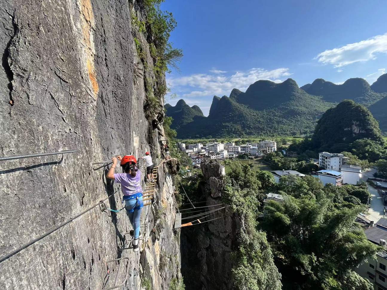 Guilin Yangshuo Tadpole Mountain Via Ferrata Private Activity ...