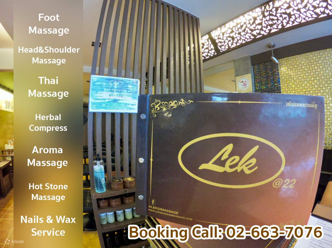 曼谷素坤逸 22 巷 Lek 按摩體驗 - Klook 客路