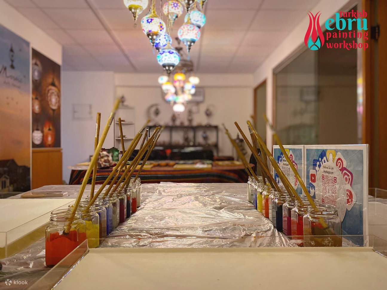Traditional Turkish Floating Water Painting Experience in Taipei - Klook