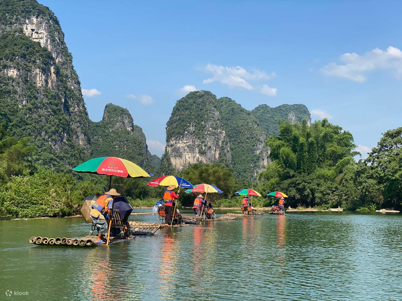 Guilin Yangshuo Li River 3-star cruise Four Lakes cruise Yulong River ...