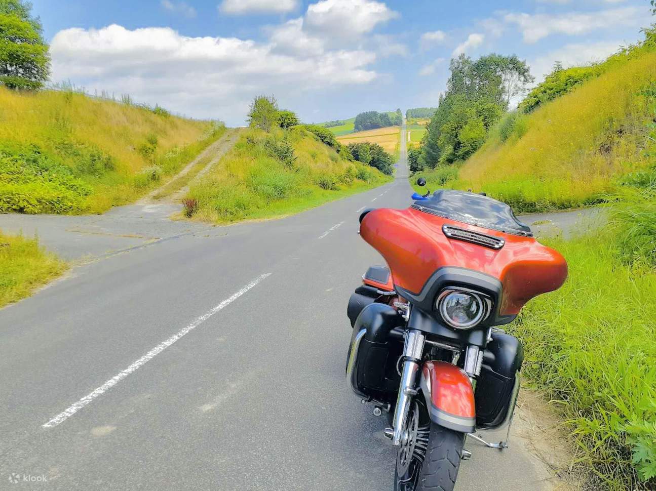 One-day Harley-Davidson motorcycle tour in Hokkaido (local Japanese ...