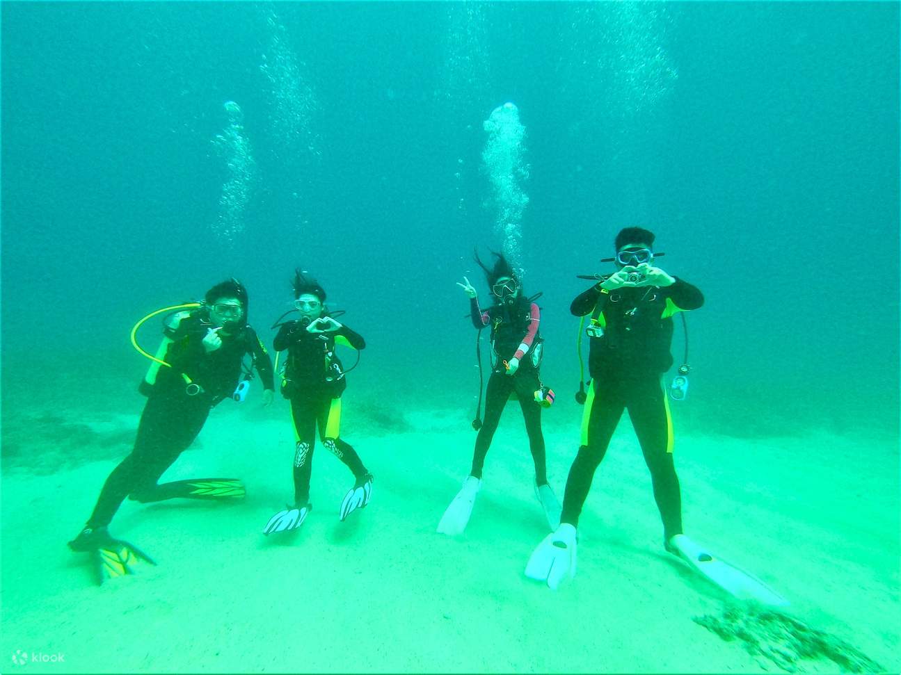 Xiaoliuqiu｜Scuba diving experience｜Qinglv Bubble Diving Resort Center ...
