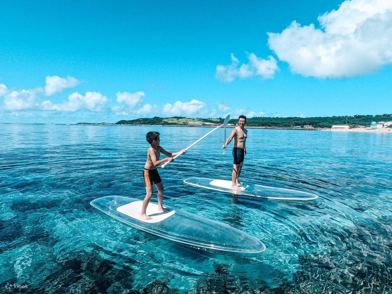 Kenting Original Summer｜Прозрачное стоячее весло и прозрачное каноэ