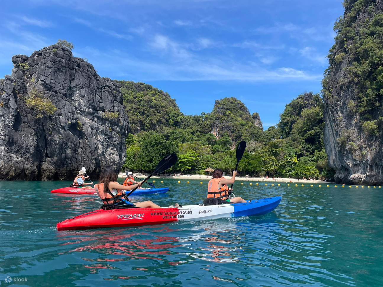 Join In Hong Island Kayaking Tour By Longtail Boat From Krabi in krabi ...