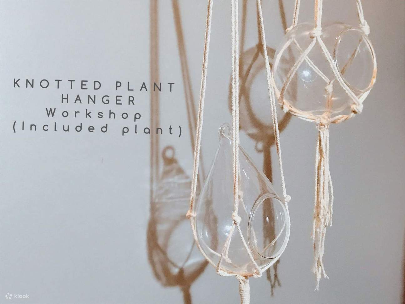 One.daystudio - Macrame Plant Hanger Workshop｜Sand Art Candle Workshop ...