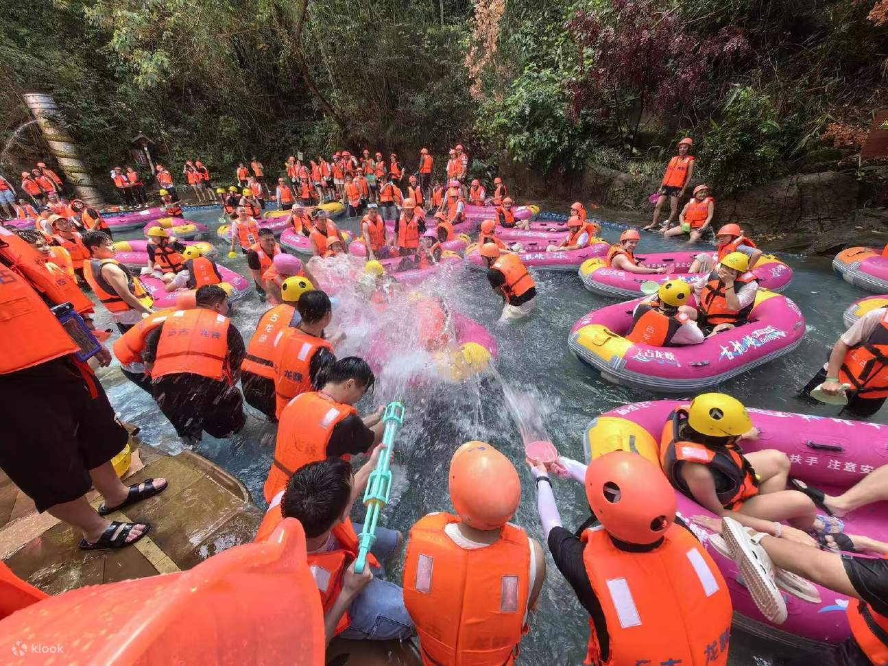 Guangdong Qingyuan Gulong Gorge One-Day Tour | Full Course Rafting ...