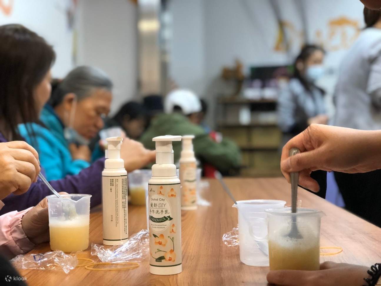 Tainan Green Tea Hand Washing Mousse DIY Experience - Klook United States