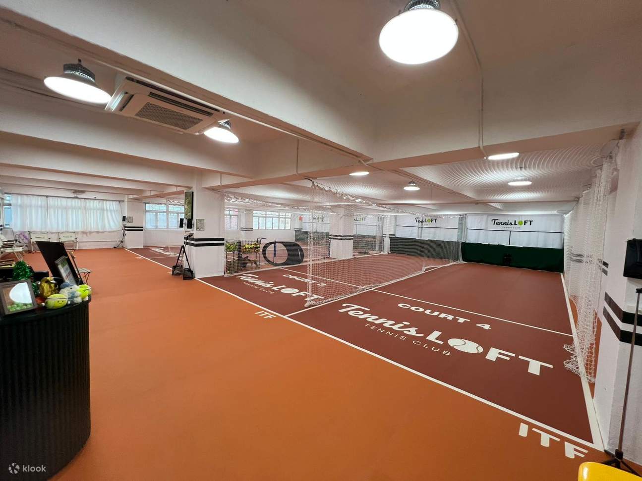 Rental of indoor tennis practice court - Klook Singapore
