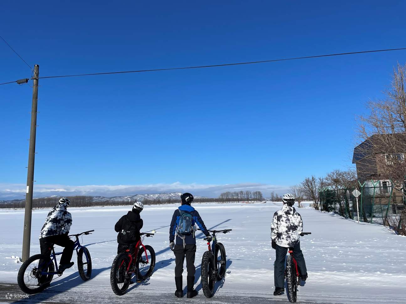 Private snow cycling tour with FAT BIKE (Hokkaido) - Klook