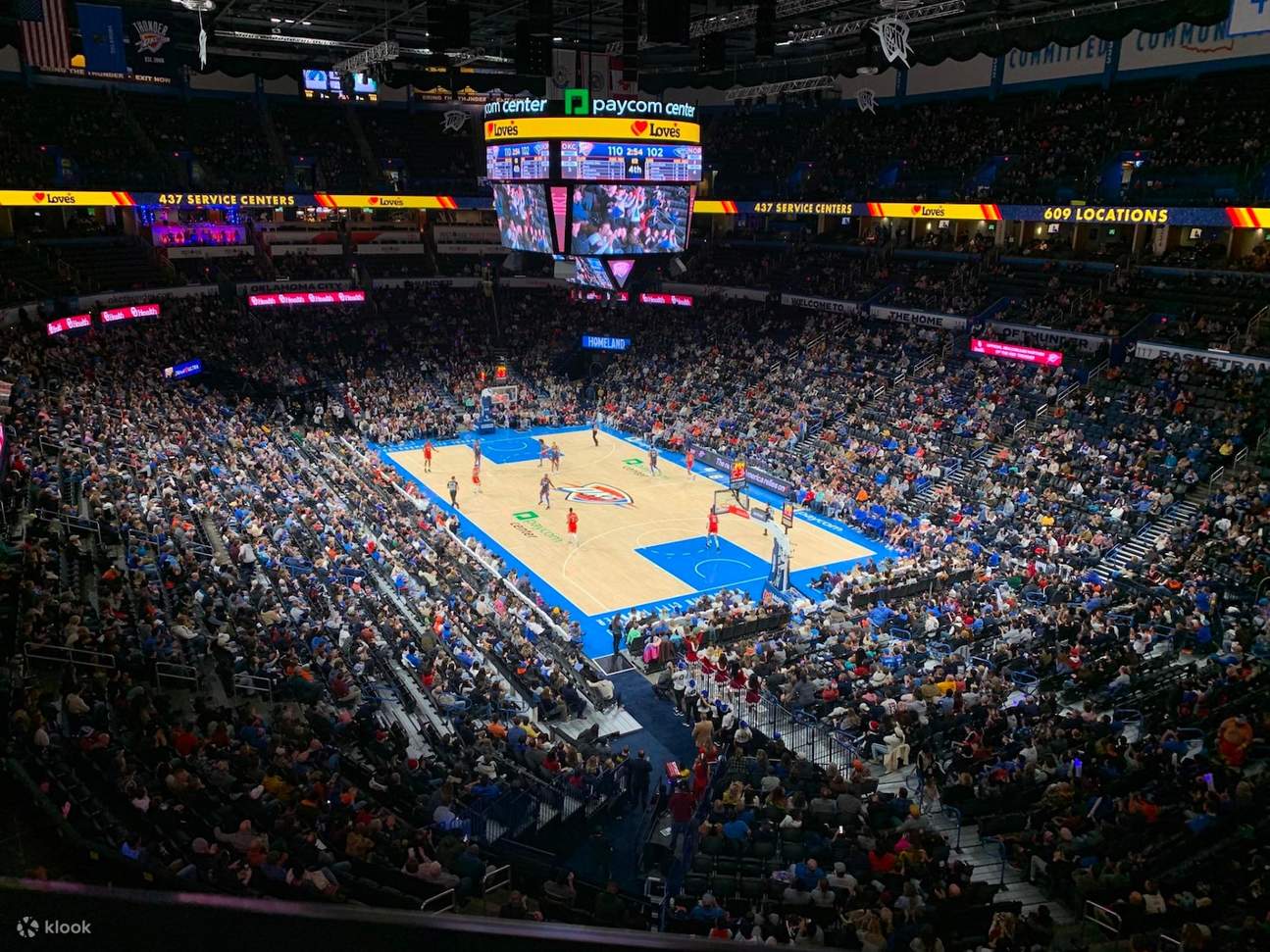 Oklahoma City Thunder Basketball Game At Paycom Center Klook