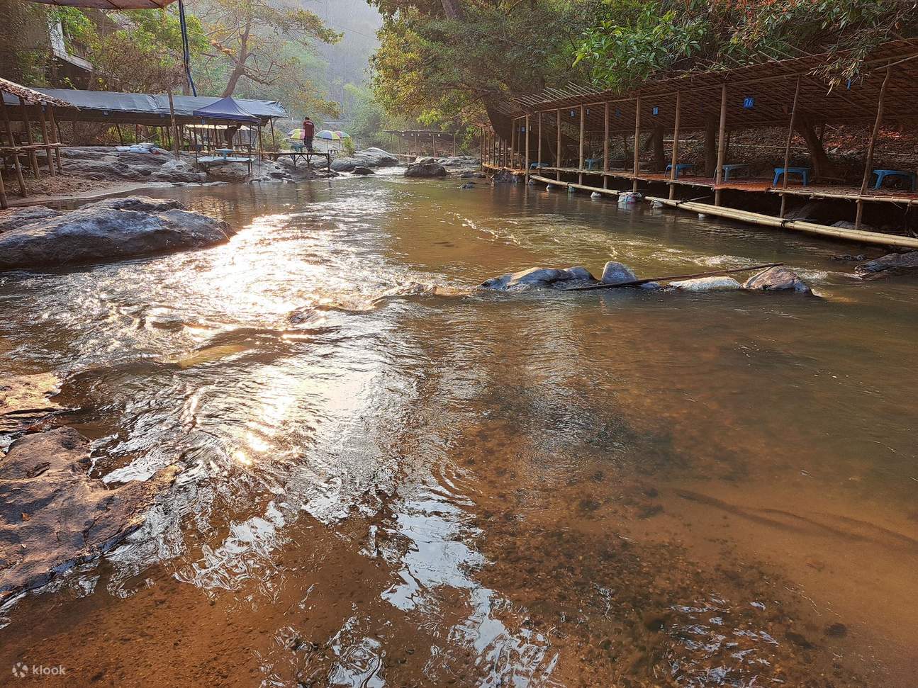 Chiang Mai Bamboo Rafting Adventure and Wat Phra That Doi Kham - Klook