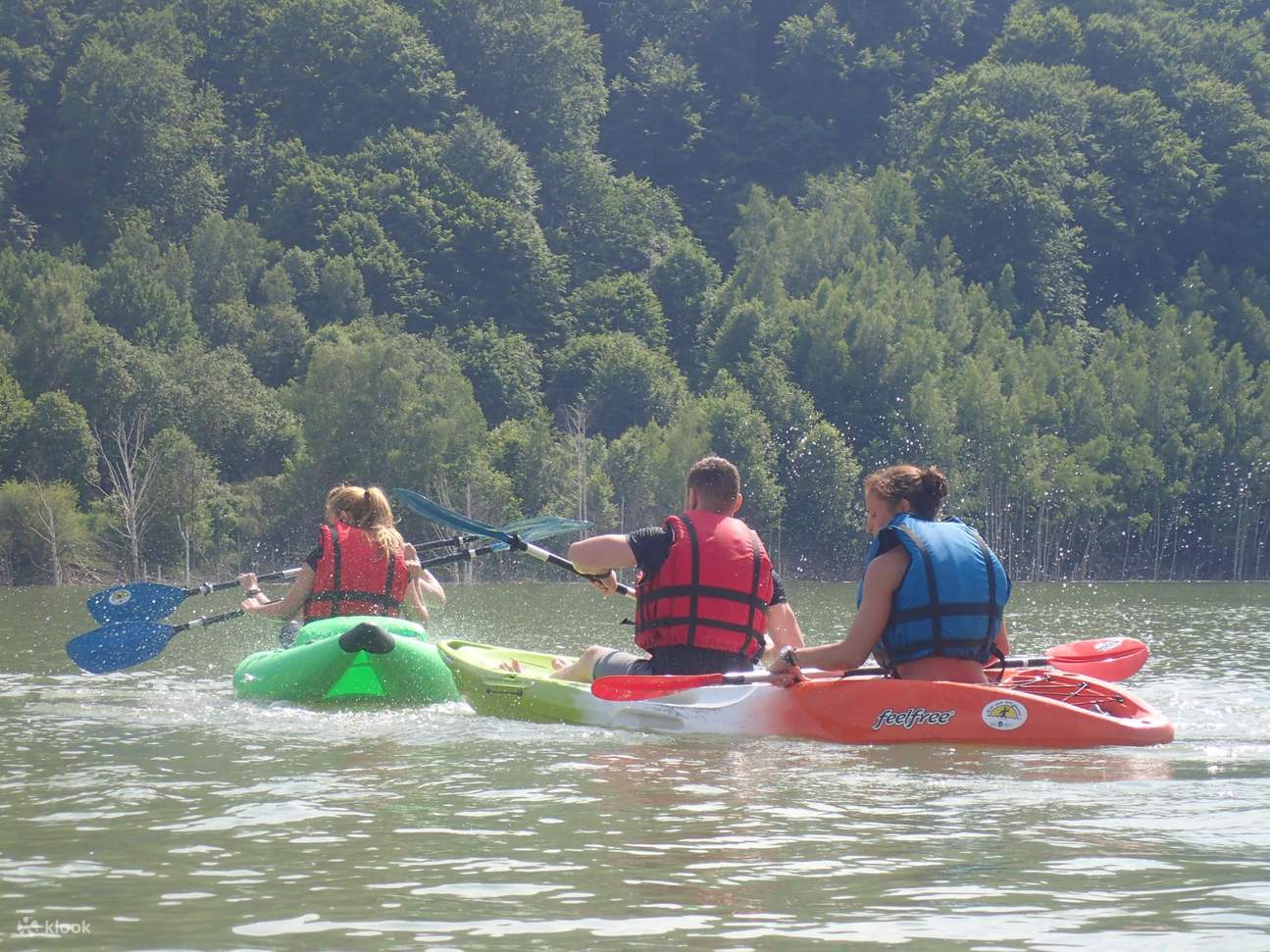 Kayaking Adventure on Siriu mountain Lake - Klook Philippines