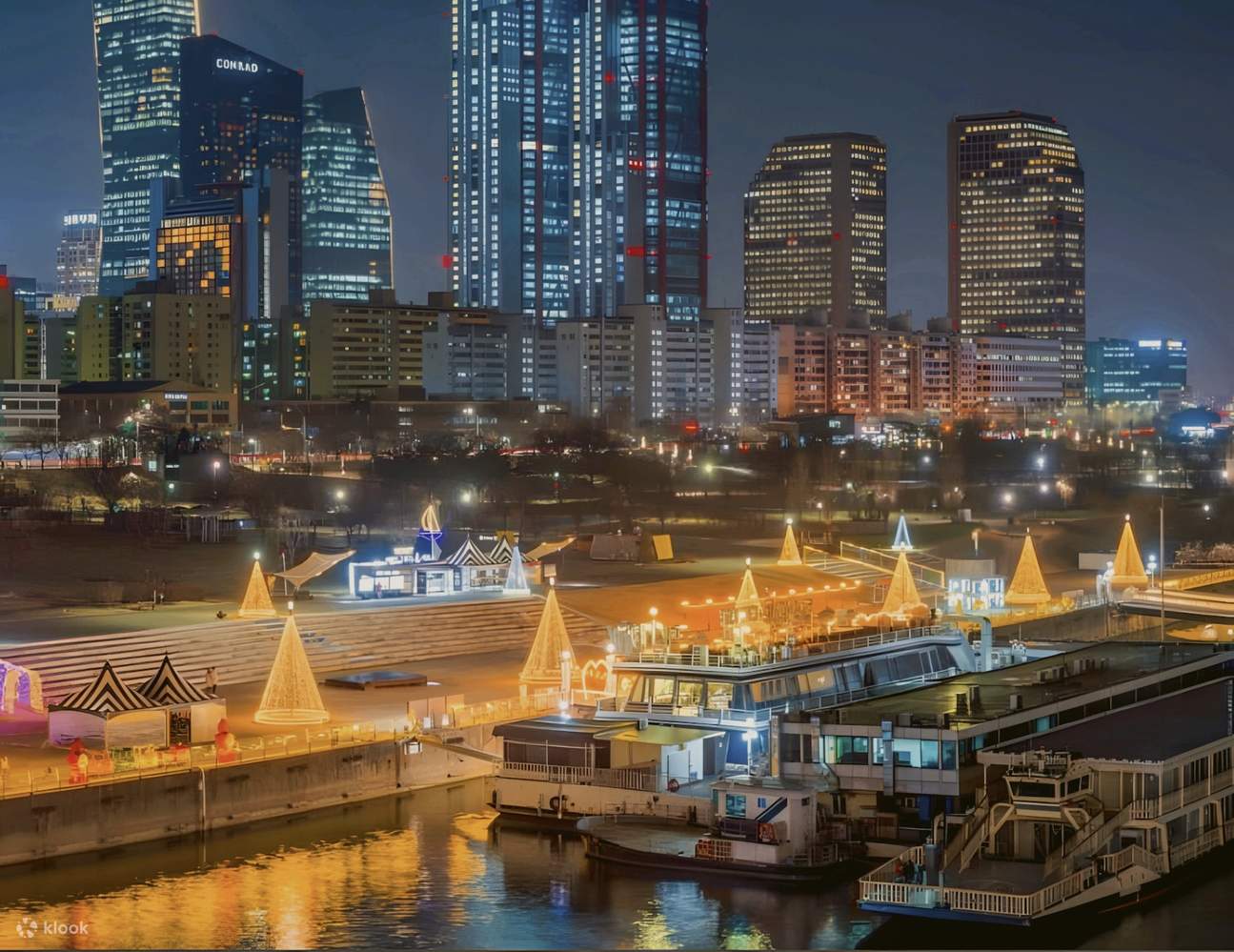 Seoul Night Tour:Han River Cruise & Gwangjang Market & Hidden Street ...