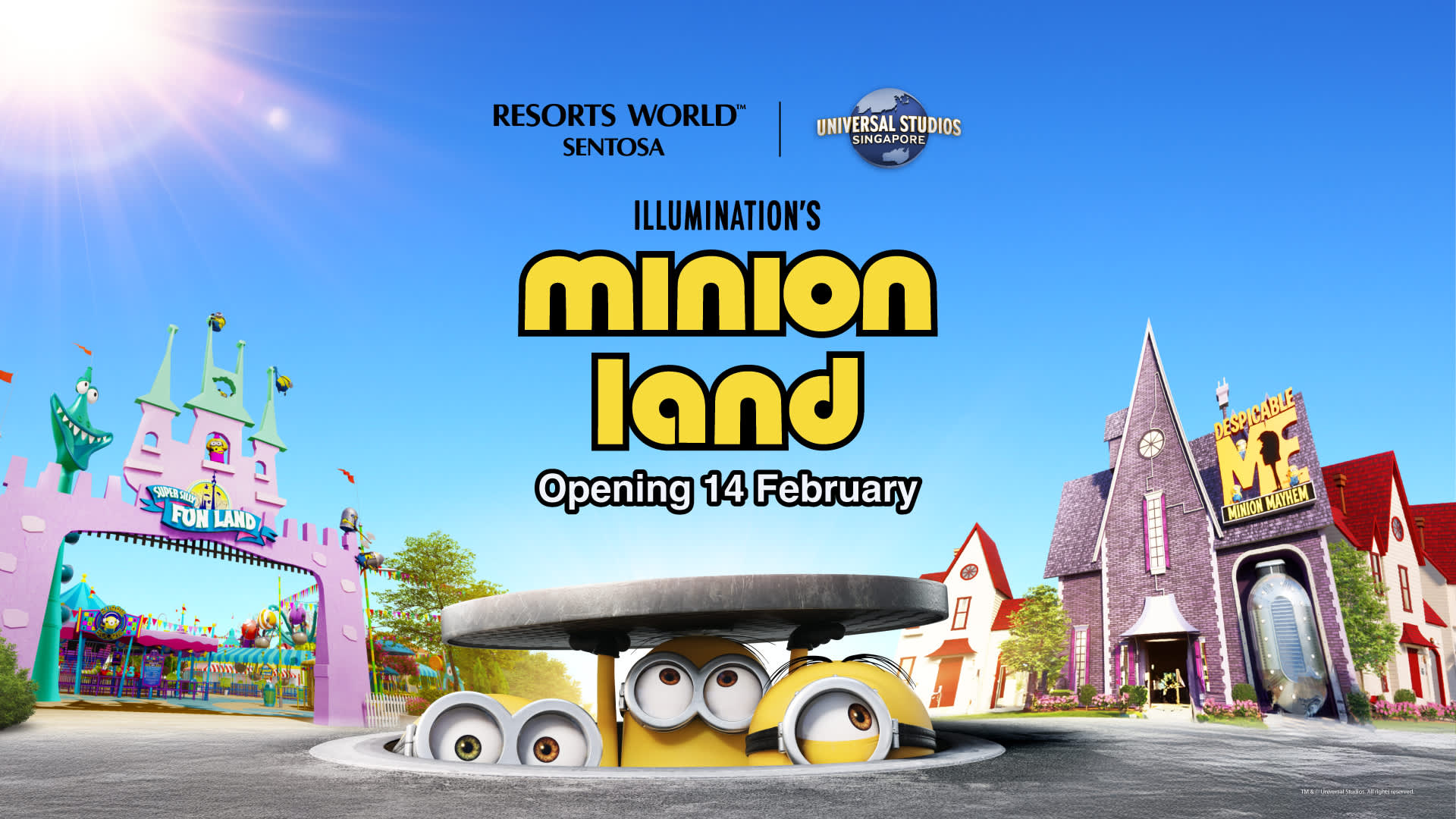Uss Singapore Logo Minion Land Opens At Universal Studios Singapore