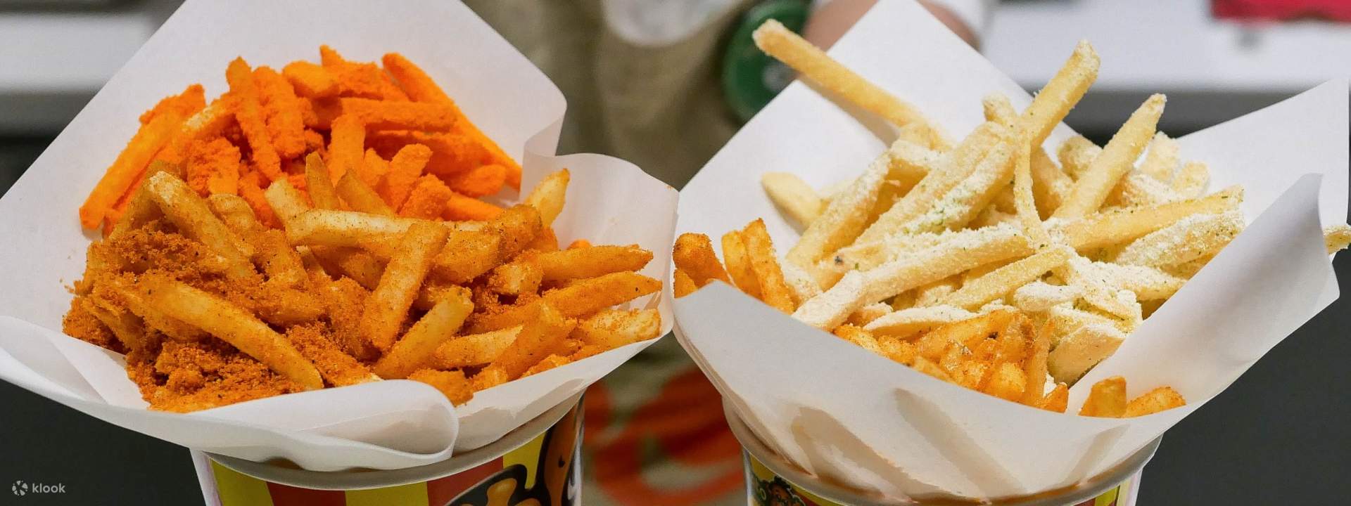 Mega Fries at Potato Corner in Bangkok