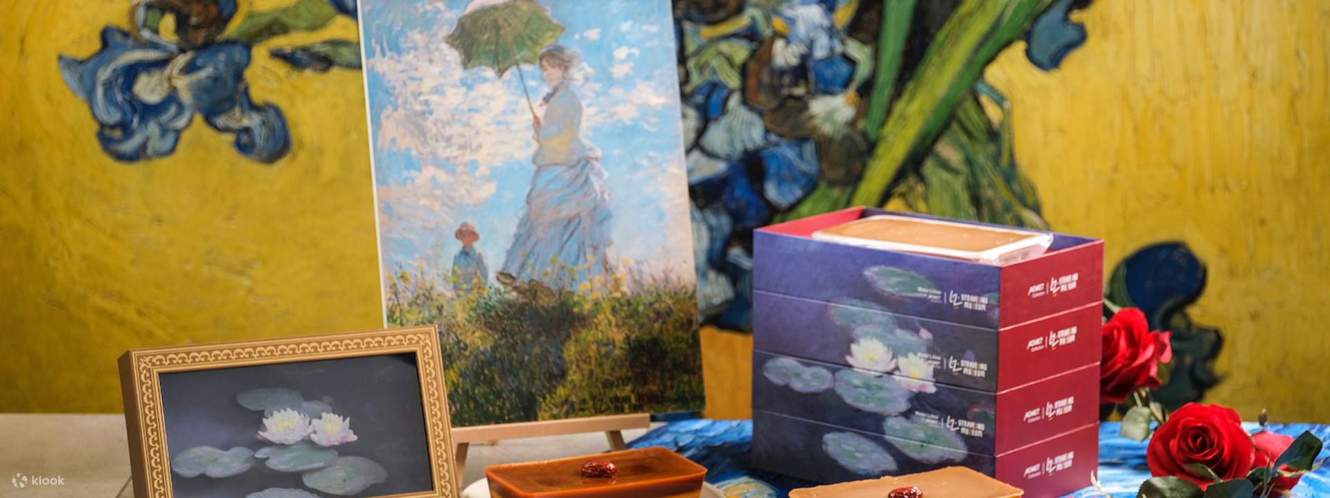 Monet Collection Mooncake Set and Fook Ming Tong Tea Shop