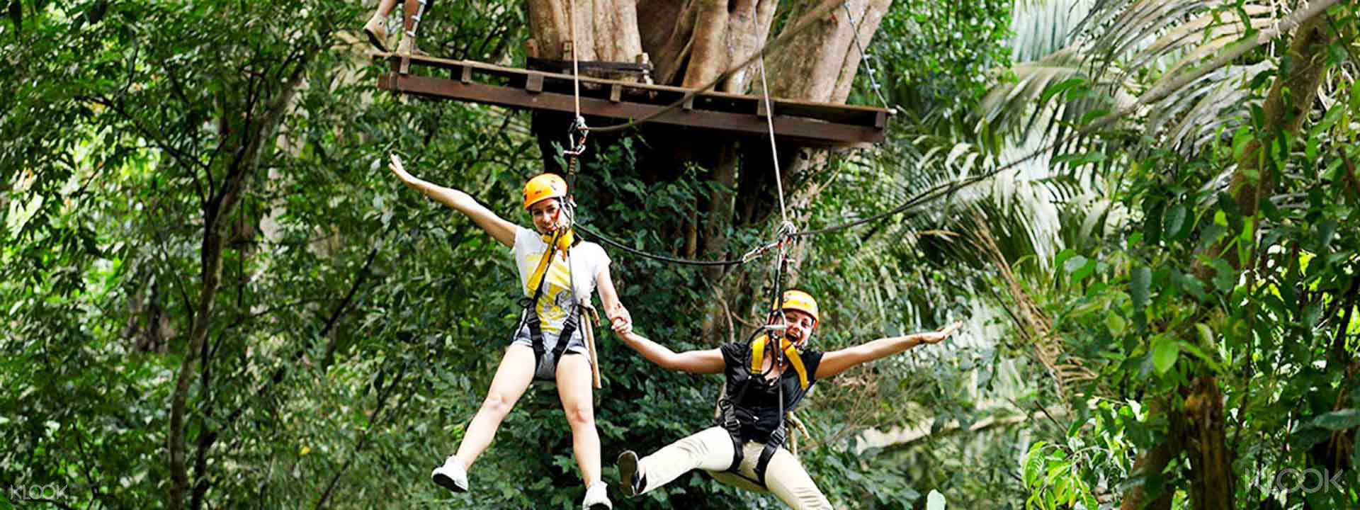 Flying Hanuman Ziplining Experience in Phuket Natural Rainforest