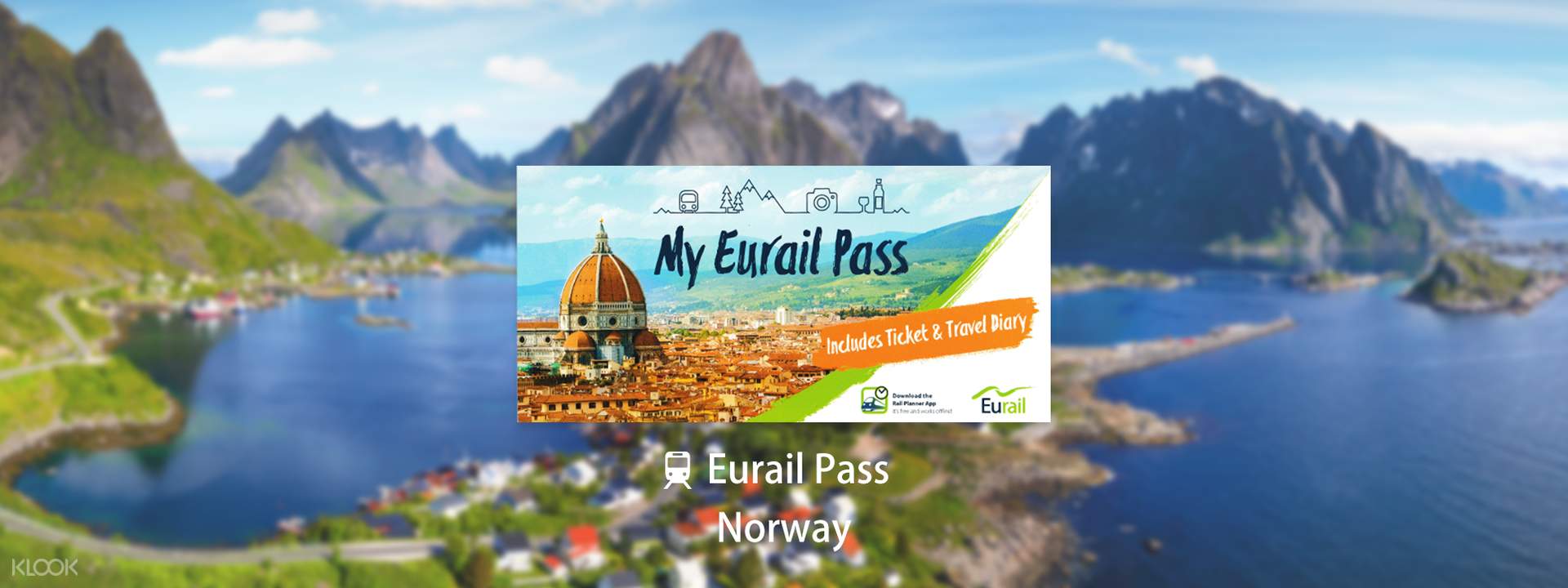 Travel around Norway by Train with Eurail Pass for Flexible 3 to 8 Days
