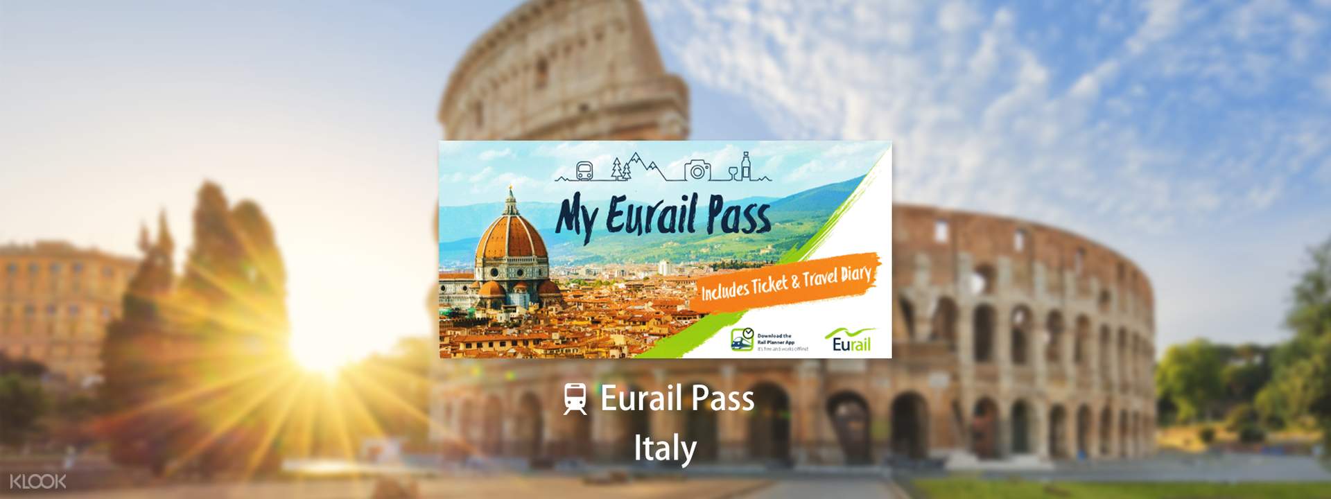 Travel around Italy by Train with Eurail Pass for Flexible 3 to 8 Days