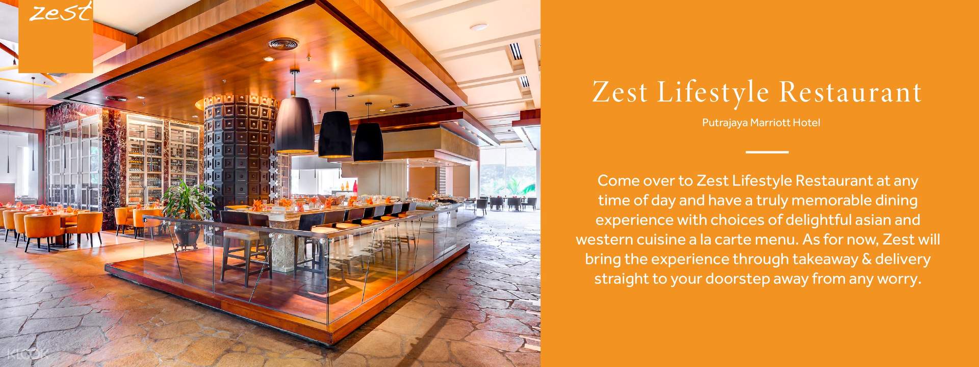 Zest Lifestyle Restaurant in Marriott Putrajaya Hotel - Klook Philippines