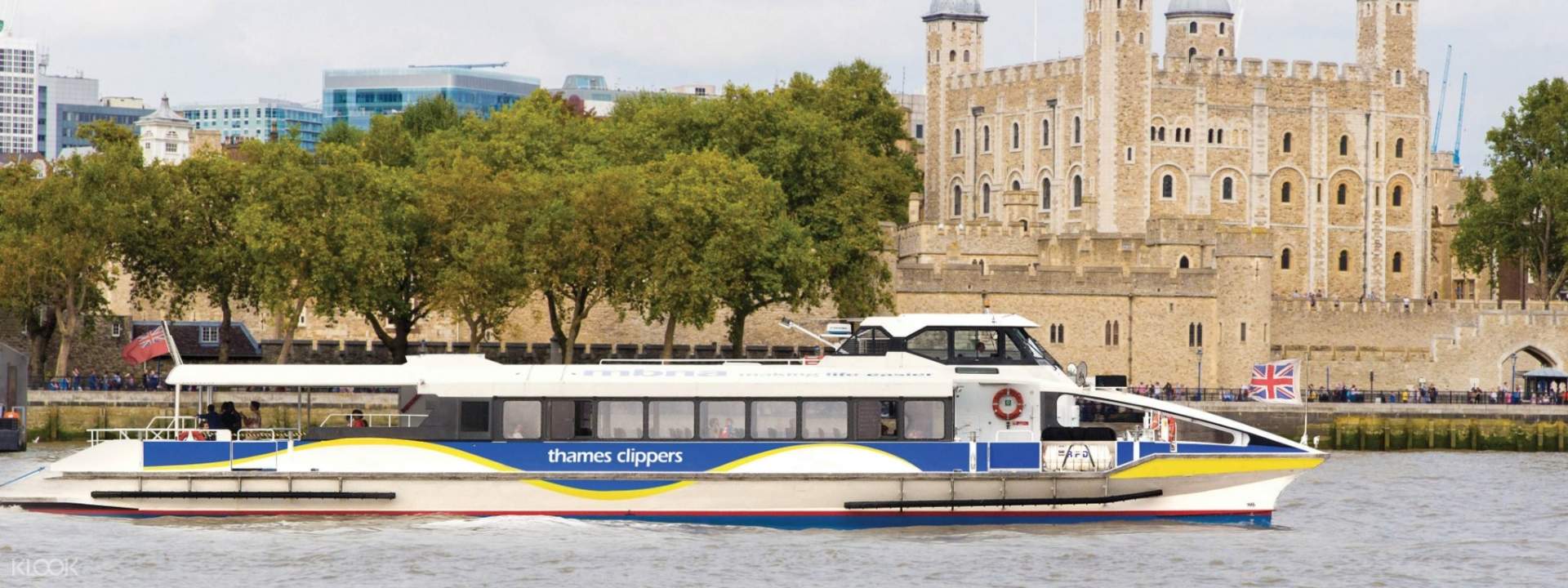 London Thames Clippers River Roamer Hop-On Hop-Off Boat Trip