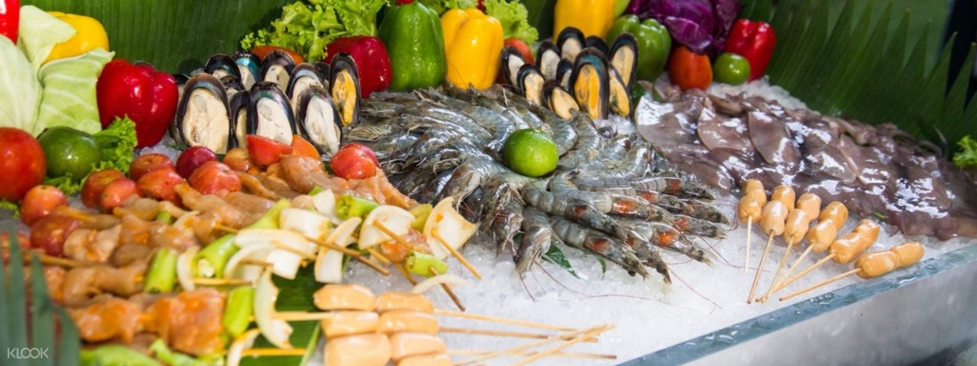 International BBQ Buffet Dinner at A-ONE Star Hotel Pattaya in Thailand