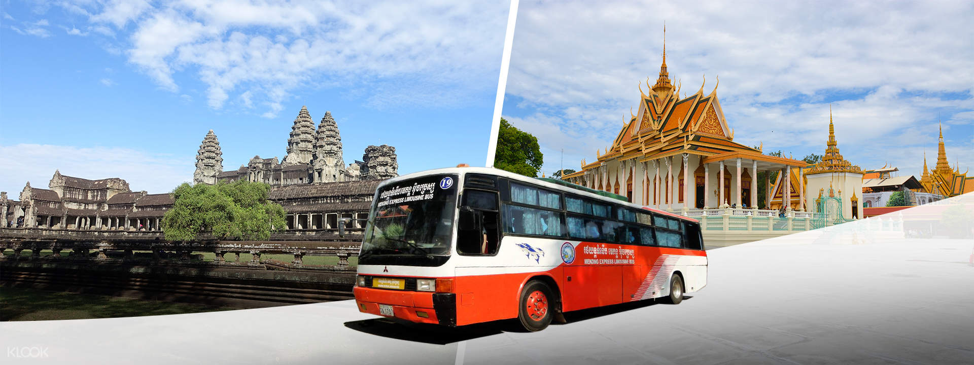 Shared Bus Transfers from Siem Reap to Phnom Penh in Cambodia