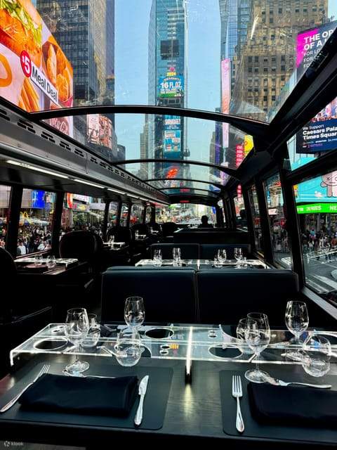 Bustronome Gourmet Meal Double Decker Tour in New York Bus Trip - Klook ...