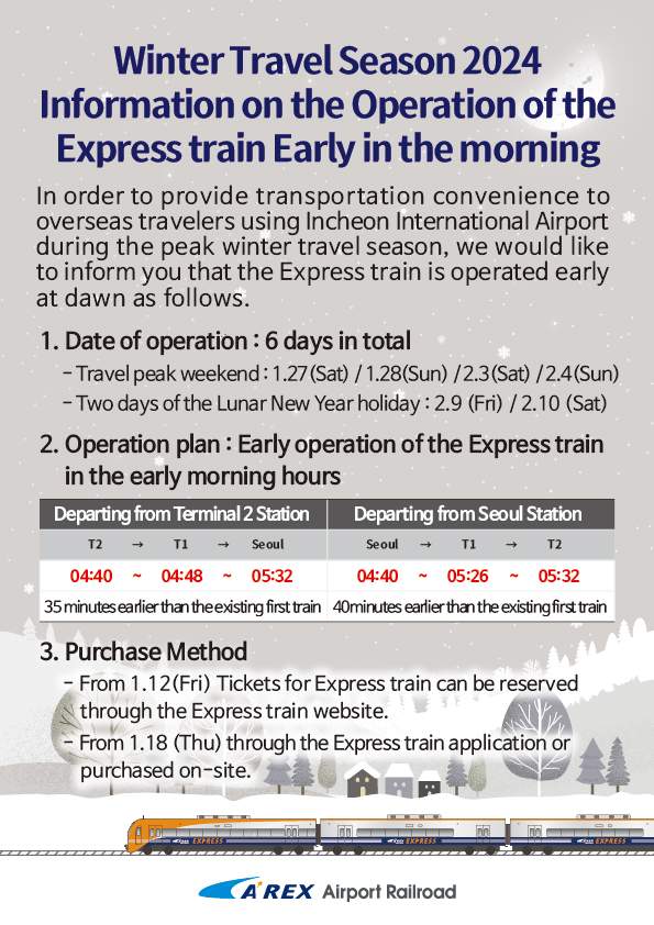 AREX Incheon Airport Express Train Ticket - Klook Hong Kong