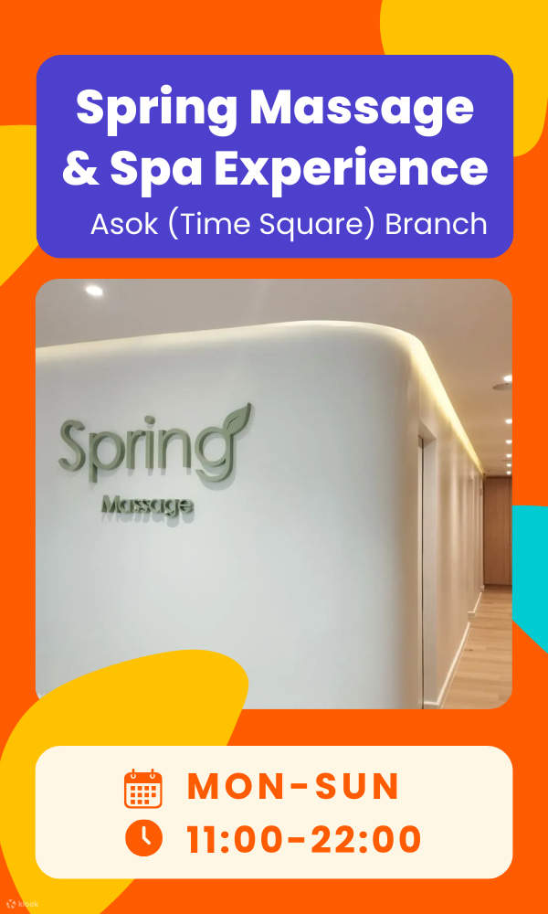 Spring Massage And Spa Asoke In Bangkok Klook