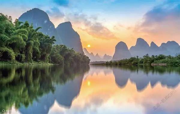Depart from Guilin, Dragon River, Ten-mile Gallery, Li River, 20-yuan ...