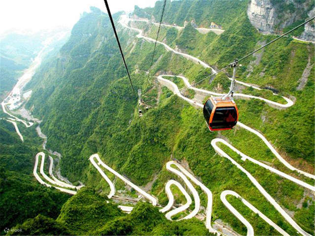 Zhangjiajie Tianmen Cave: "Stairway to Heaven" & 72 Wonder Tower Tour ...
